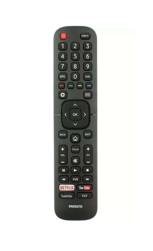 Пульт EN2D27D для телевизоров Hisense и DEXP