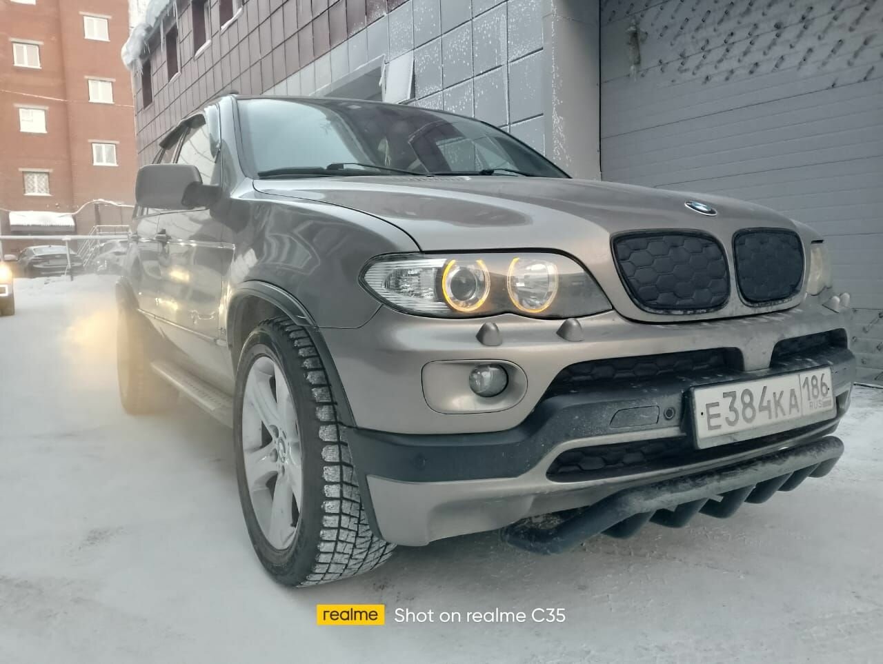 Утеплитель радиатора Экономия топлива BMW X5 (2003 -2006) (E53) Рестайлинг БМВ Икс5