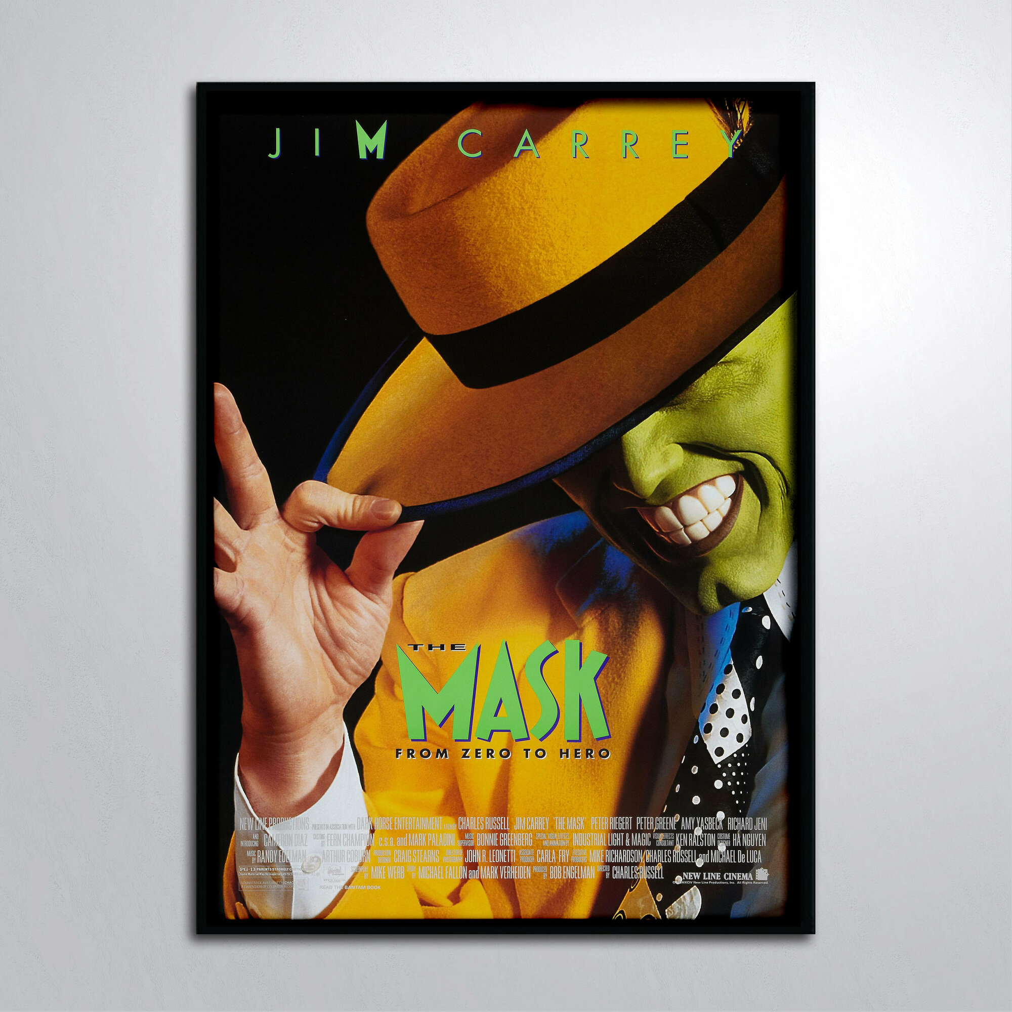 Постер без рамы/Маска Джим Керри The Mask