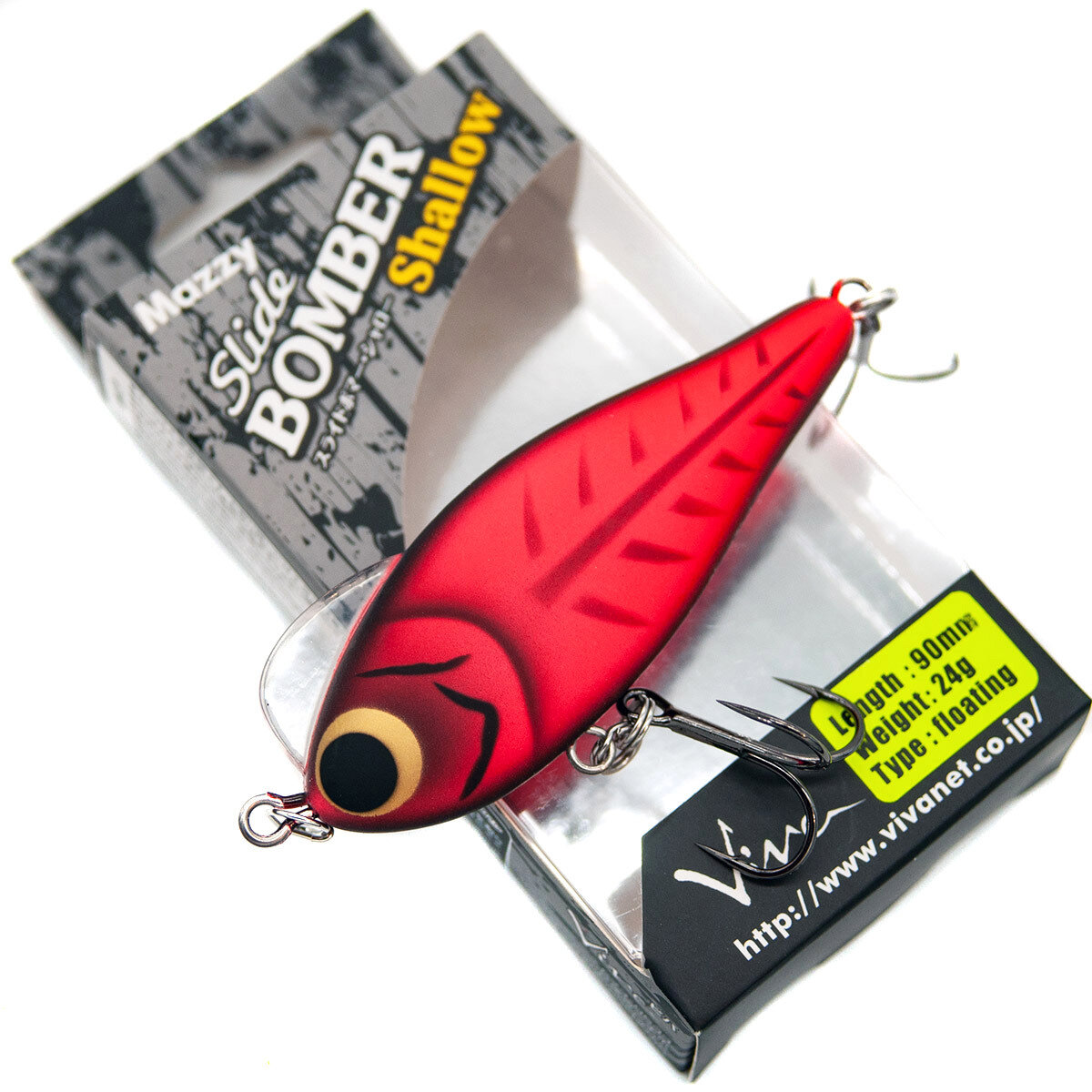 Воблер VIVA MAZZY SLIDE BOMBER SHALLOW 90 24g цвет 270N