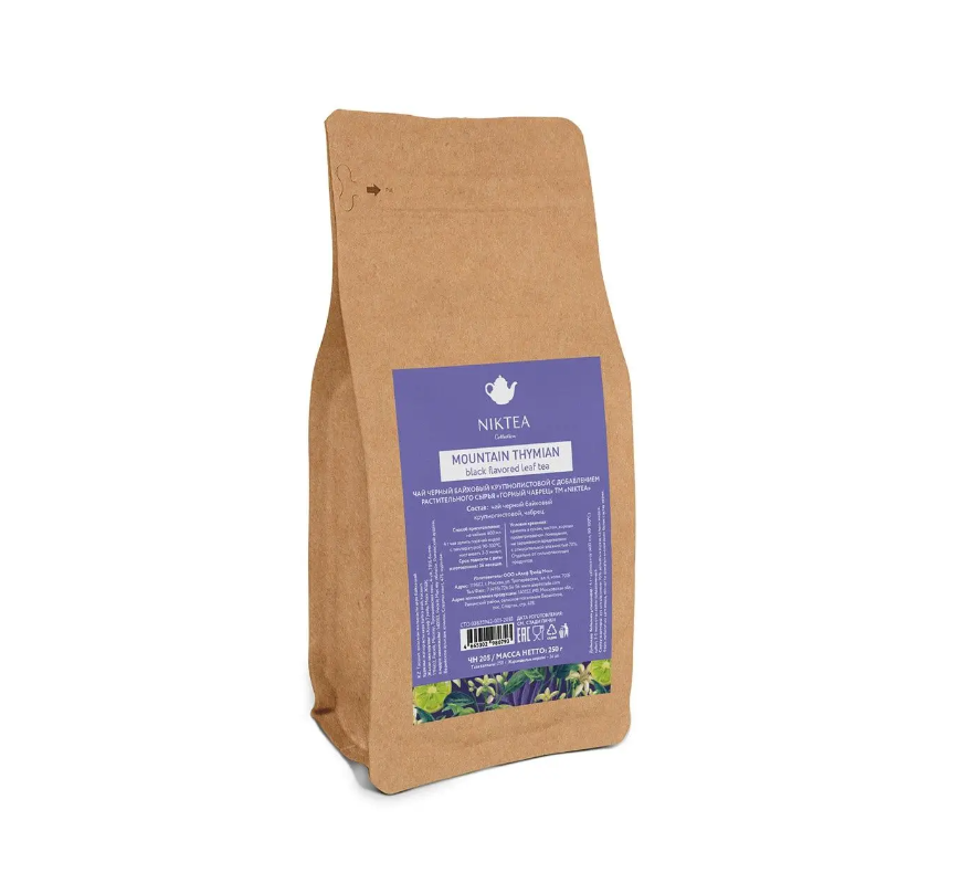 Niktea Chocolate Melange/Шоколадный Меланж чай черный байховый ароматизированный, 250 гр