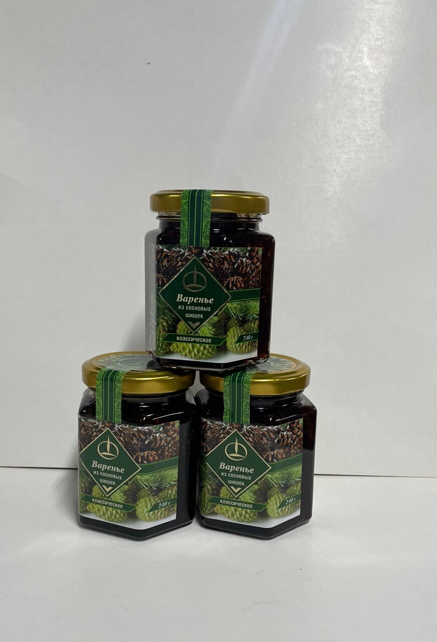 Варенье из сосновых шишек-3 шт.