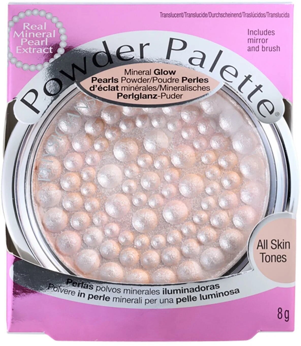 PHYSICIANS FORMULA Хайлайтер бронзирующий минеральный Powder Palette Mineral Glow Pearls Bronzer тон светлый загар 8 г