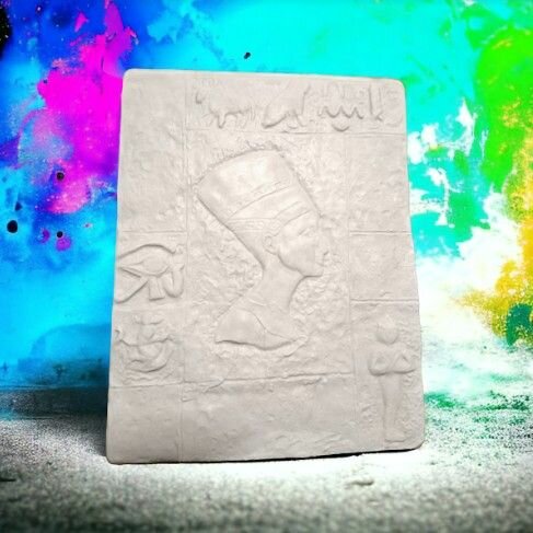 Панно на стену Нефертити. Гипс. Декор для дома, барельеф, для интерьера, Египет