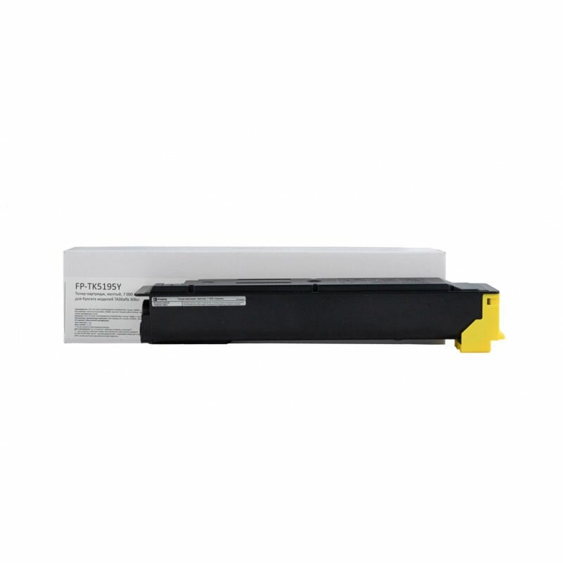 Тонер-картридж F+ imaging TK-5195Y желтый, для Kyocera