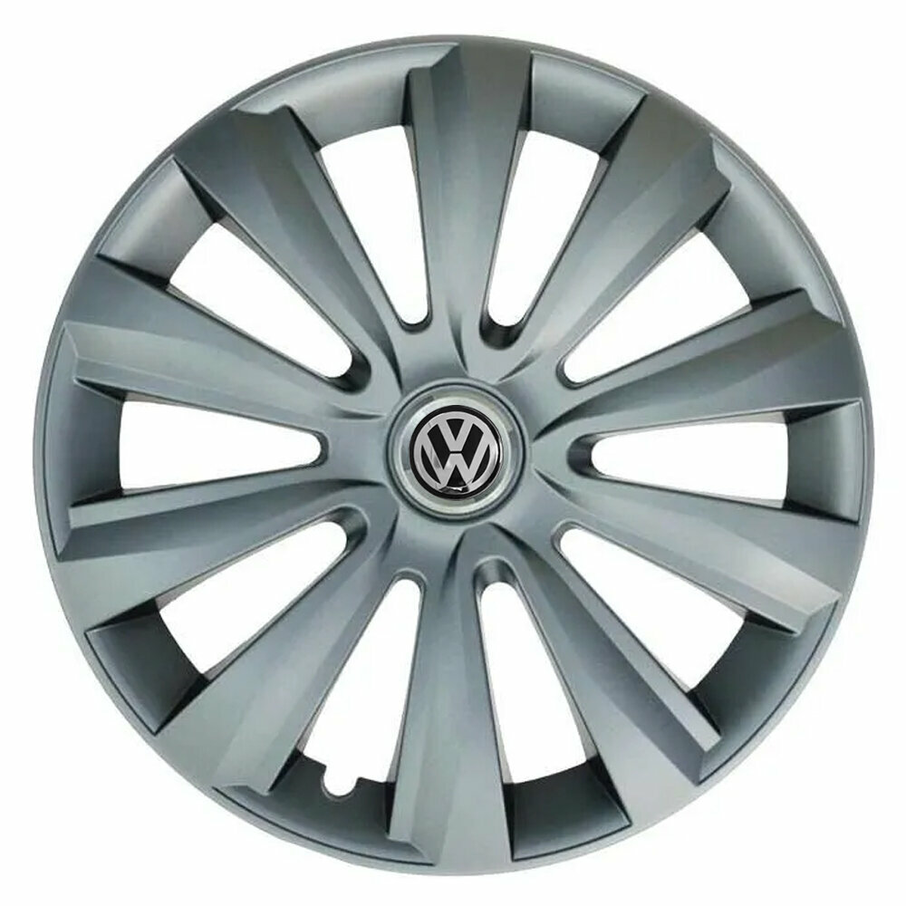 Автомобильные колпаки на диски Jestic фолькс дельта ринг R16", в комплекте 4 колпака