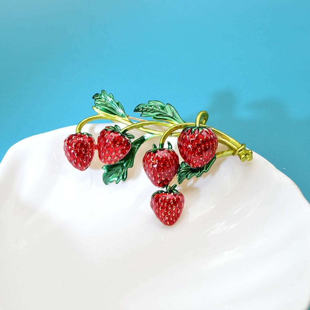 Брошь, эмаль, металл