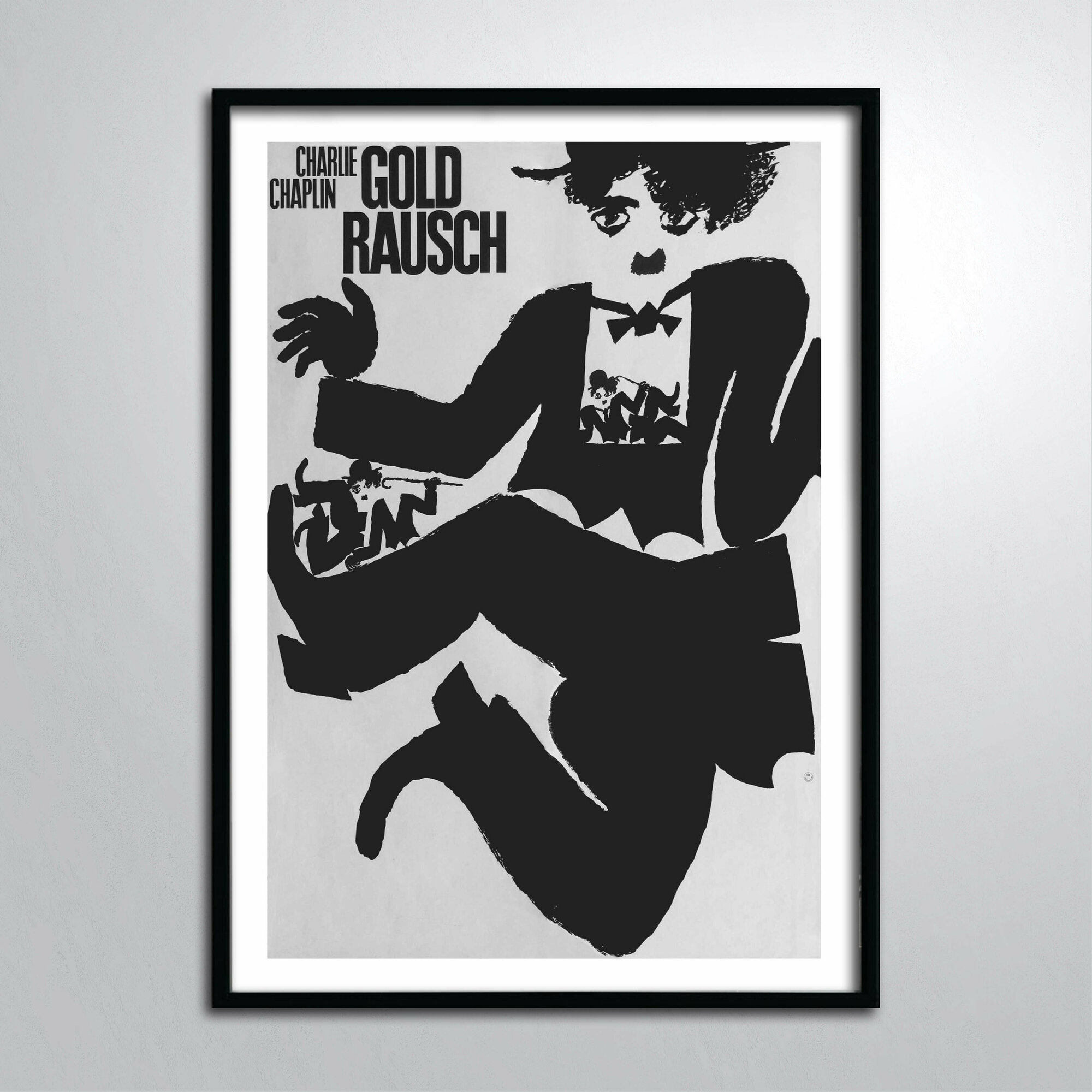 Постер без рамы/Винтажный плакат/Чарли Чаплин Золотая лихорадка (1925) Картина 1 The Gold Rush (А2/420х594)