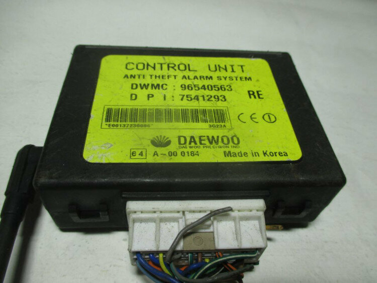 Блок управления иммобилайзером 96540563 RE 7541293 иммобилайзер Шевроле Авео Т200 - с антеной