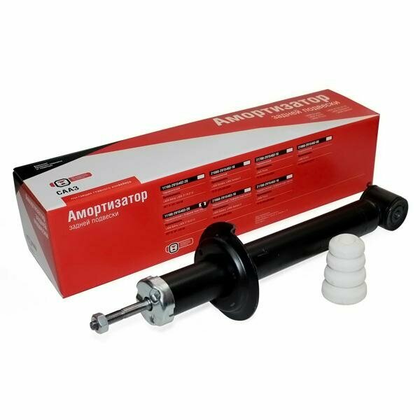 Амортизатор ВАЗ-2110-12,1118 задний с буфером (стойка) (СААЗ) (упак. ОАТ)