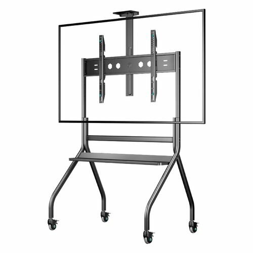 Стойка для телевизора ONKRON TS2080, 60-120", напольный, мобильный, черный
