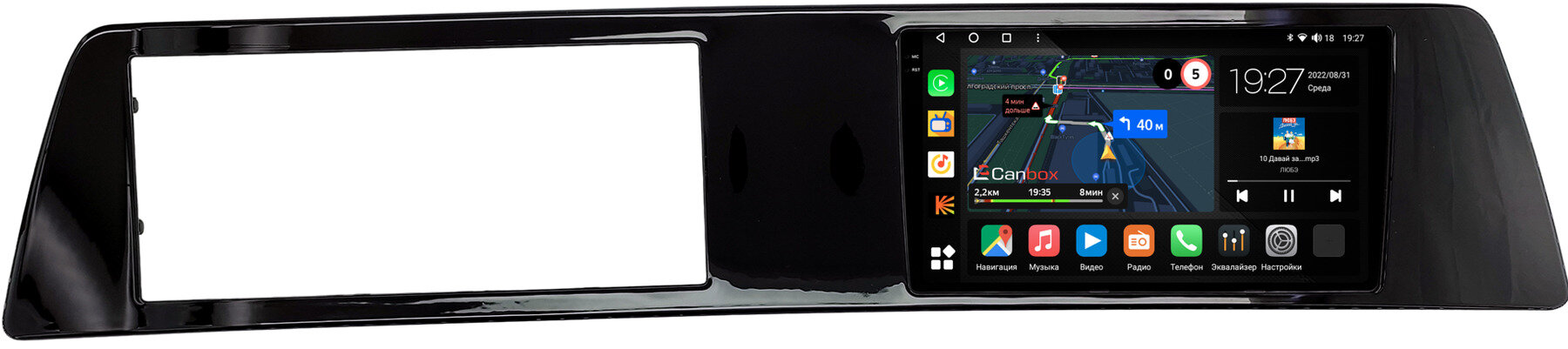 Штатная магнитола Kia Sportage 5 2021-2026 (глянцевая) Canbox M-Line 2K 4178-10-2120 Android 10 (4G-SIM, 4/64, DSP, QLed)