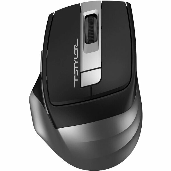 Мышь беспроводная A4Tech Fstyler FG35S серый/черный, 2000 dpi, радиоканал, USB, кнопки - 5