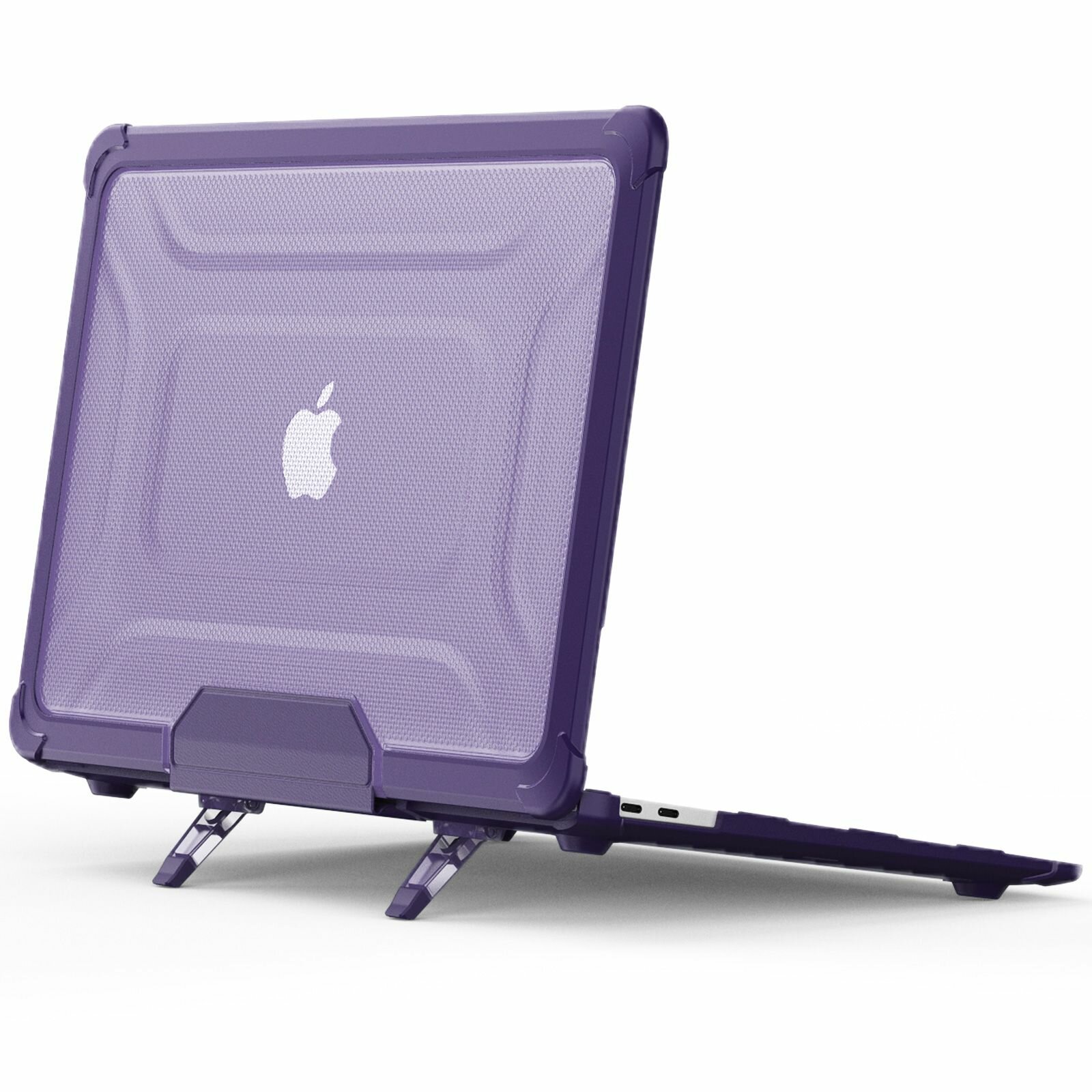 Накладка для MacBook Air 13" A2681 / A3113 Микки Бич пластик фиолетовый