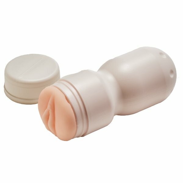 Телесный мастурбатор-вагина в тубе Bella, телесный