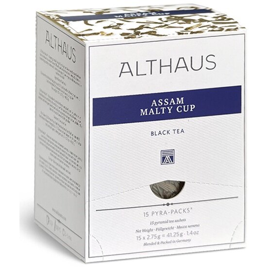 Чай черный Althaus Assam Malty Cup/ Ассам Молти Кап, 15 пирамидок