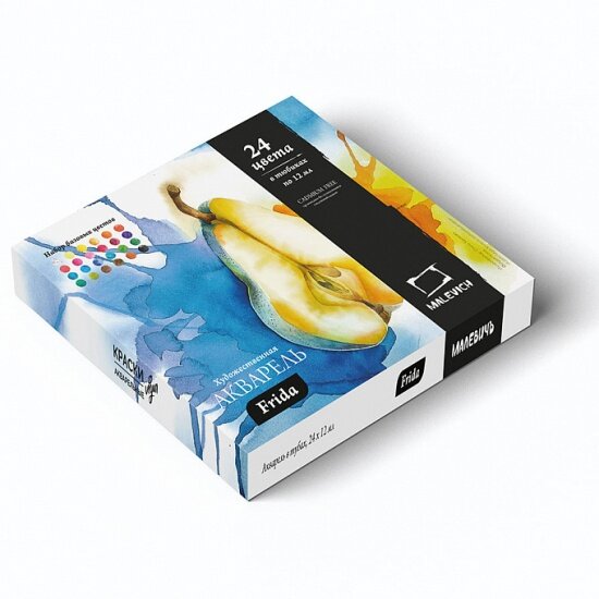 Набор акварели Малевичъ Frida, 24 цв. по 12 мл