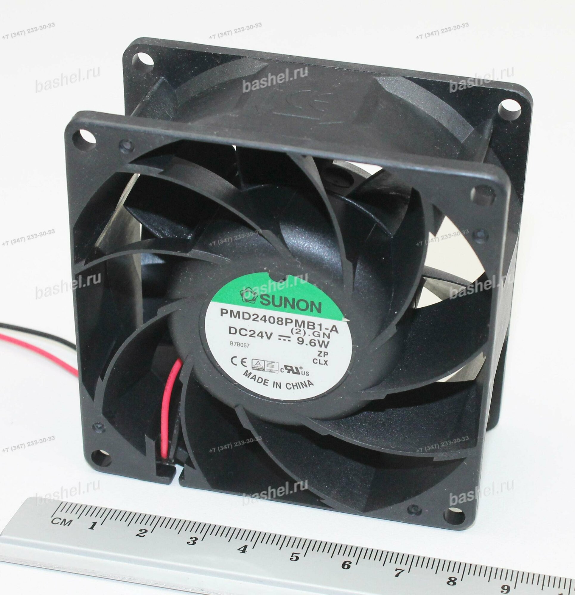 80х80х38мм, PMD2408PMB1-A, Вентилятор, Sunon, 24VDC, 9.6W, 0.4A