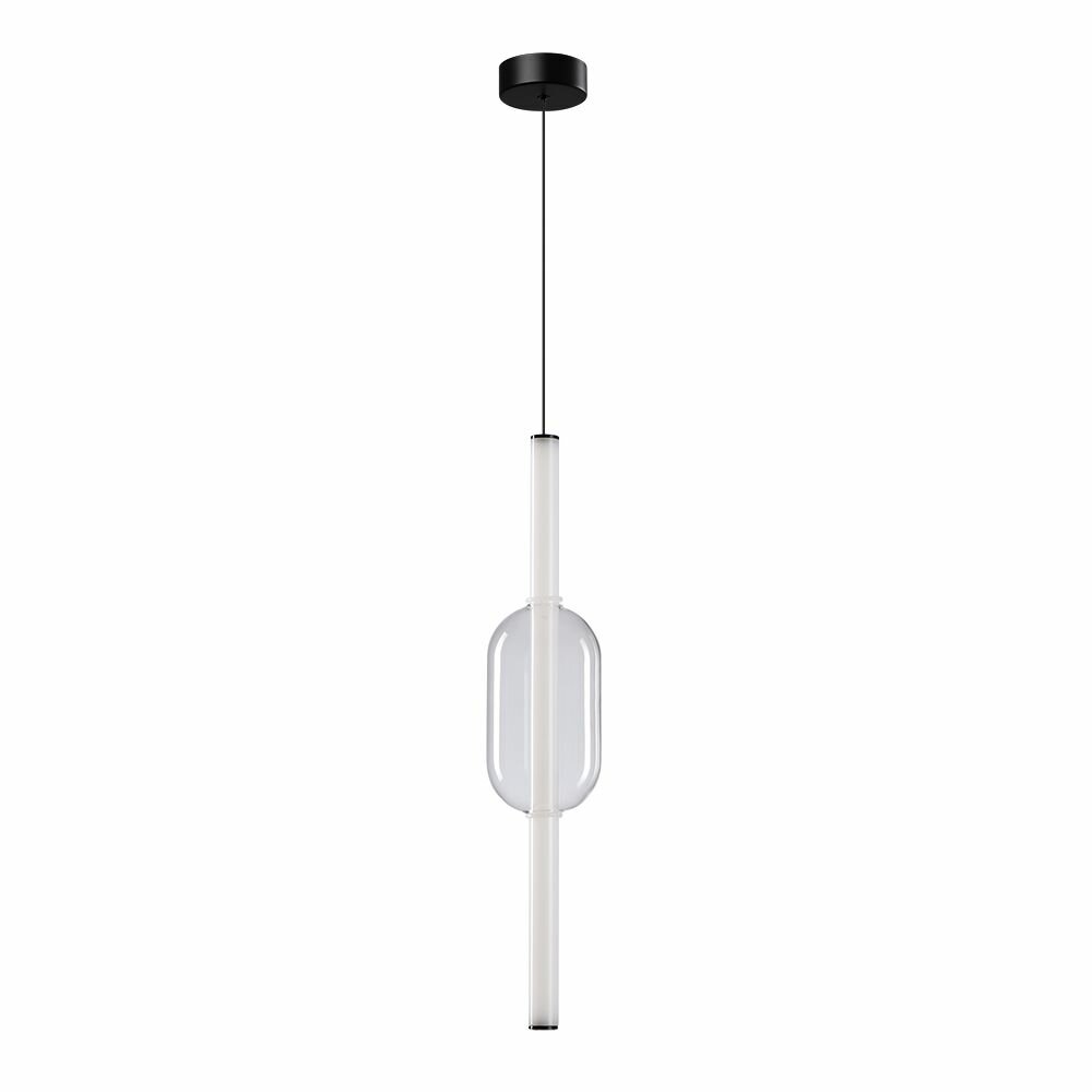 Подвесной светильник Arte Lamp Rigla D160xH500 мм LED цвет черный, арт. A6837SP-12CL