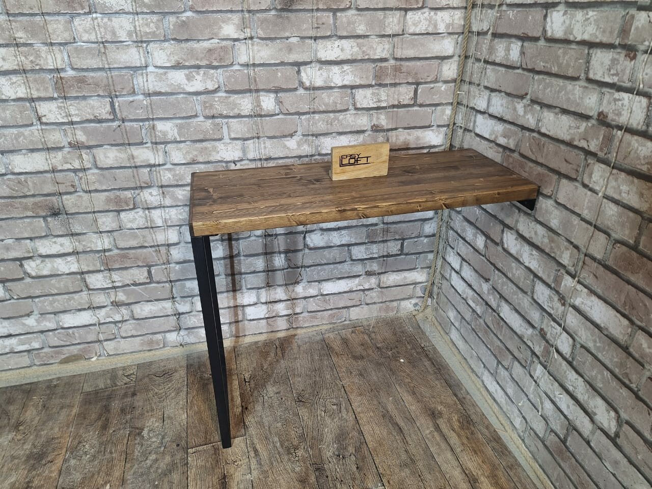 Барная стойка "EasyLOFT" в стиле лофт, для дома и офиса, 100х40х115 см.