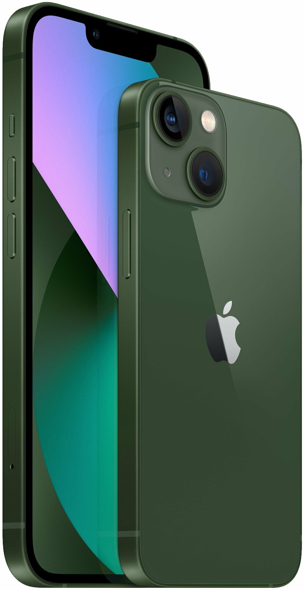Новый оригинальный смартфон, гарантия подлинности Смартфон Apple iPhone 13 128 ГБ, Киноэффект, Альпийский зеленый