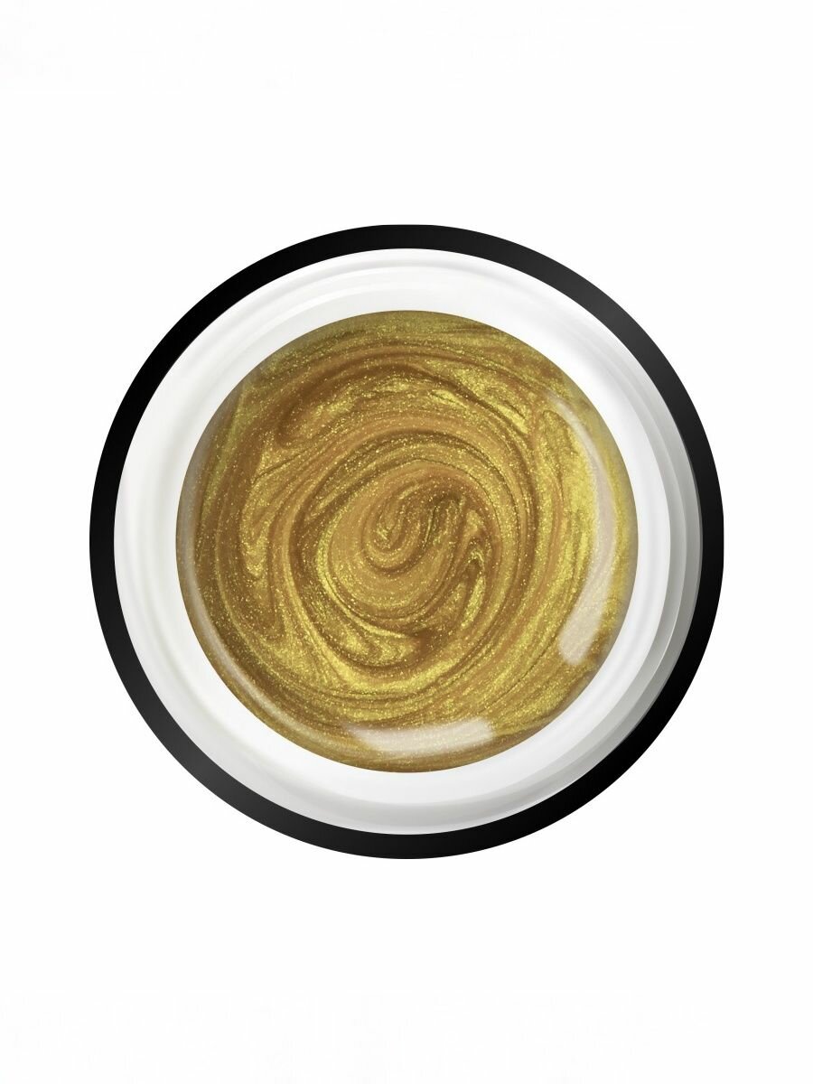 Nail Club Гель-краска с шиммером, с липким слоем GO-63 Aurum