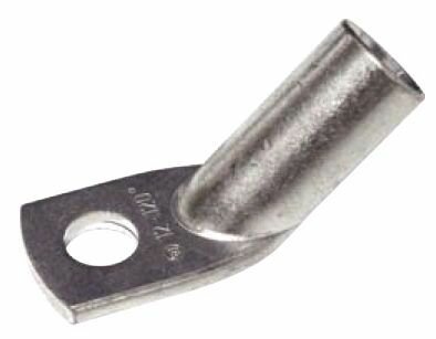 Наконечник медно луженый угловой 45град. под болт М8 для кабеля сечением 120мм2 арт.13169 Weitkowitz (Германия)