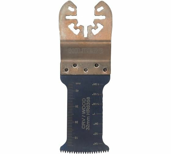 Полотно пильное погружное по древесине (32x50 мм; 18TPI; Cr-V) Hilberg HR6358