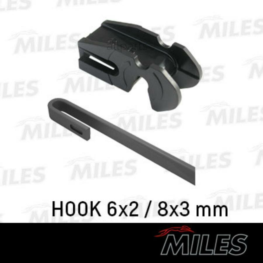 MILES CWA07/10 Адаптер для LADA бескаркасная щетка (к-т 10 шт.)