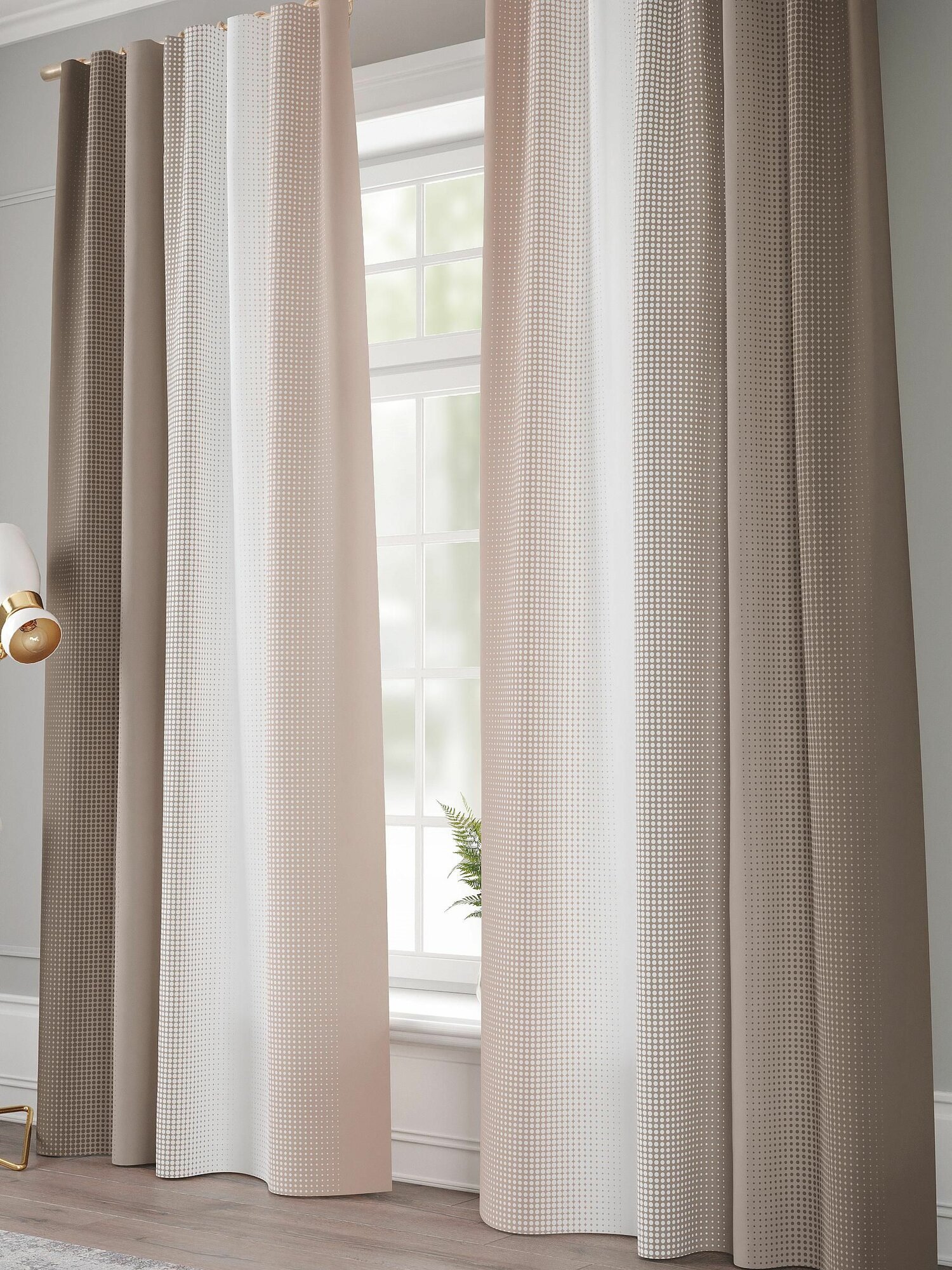 Комплект штор Comfy Way 150х260 см / шторы в комнату 2 шт / Кебмос