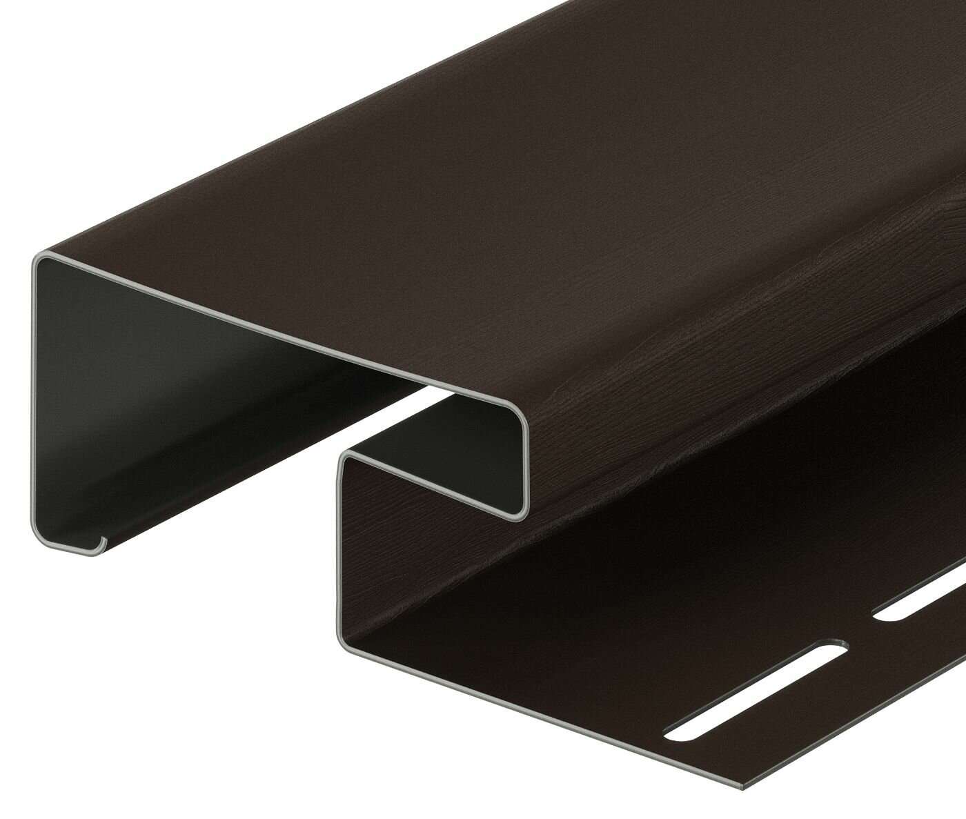 Наличник 89/30 мм из ПВХ под сайдинг Docke (длина 3,0 м), шоколад