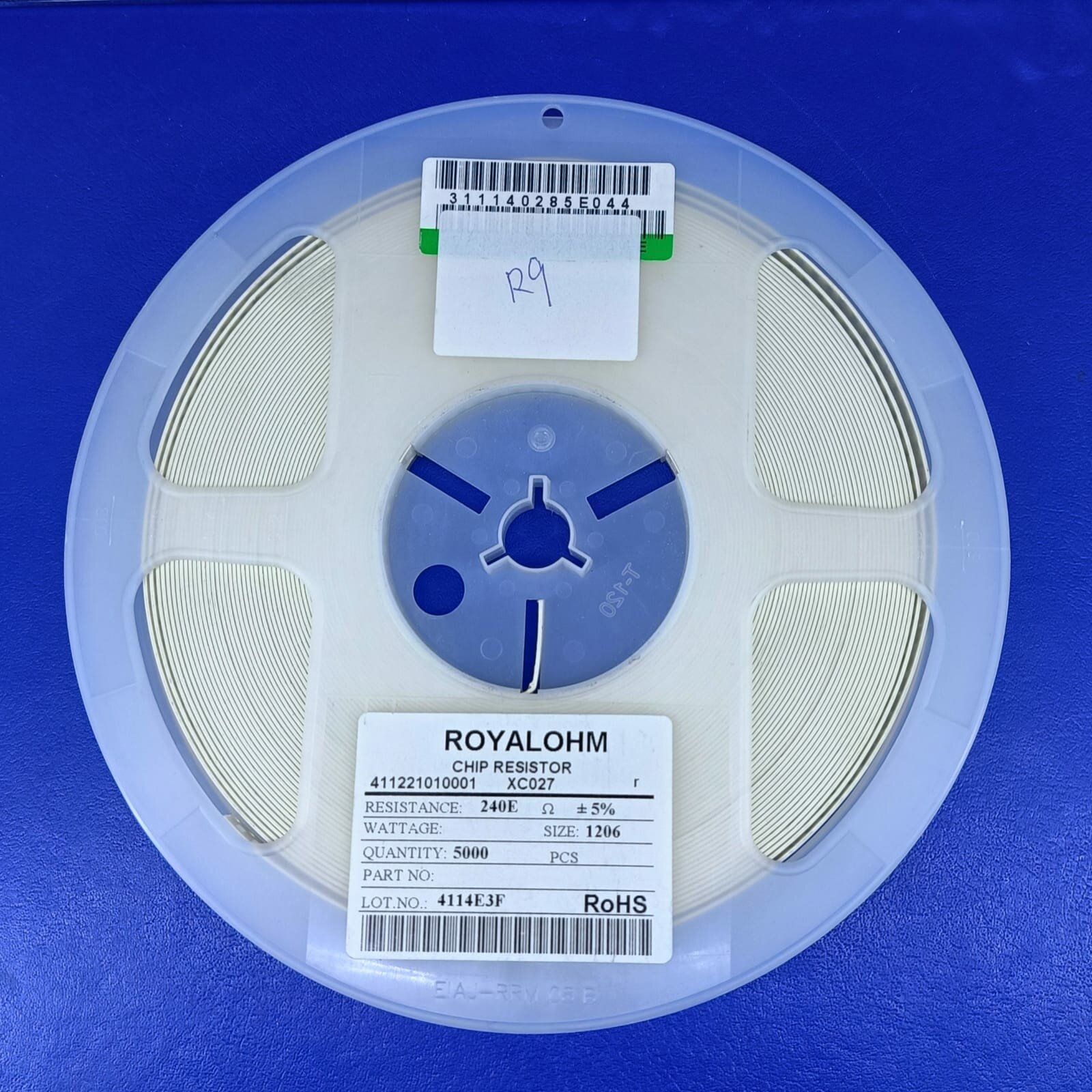 50 штук SMD резистор 1206 / 3216 (R) 240R (арт.64971)