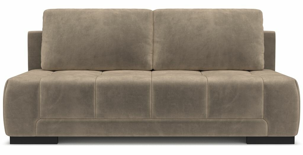 Диван-кровать раскладной PUSHE Льюис СП, велюр, бежевый Noel ivory