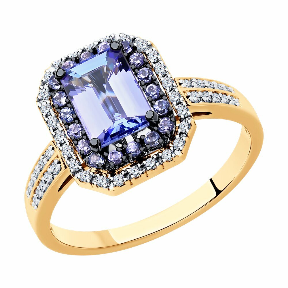 Кольцо, красное золото, 585 проба