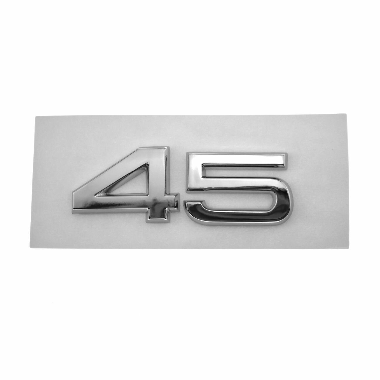 Шильдик на багажник 45 - хром для Audi