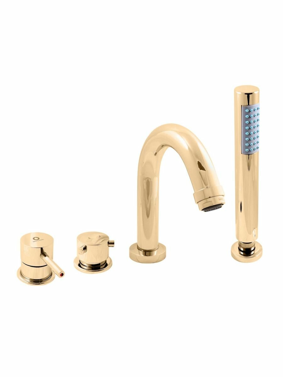 Смеситель на борт ванны, цвет золотистый, RAV SLEZAK, SE962.5PZ