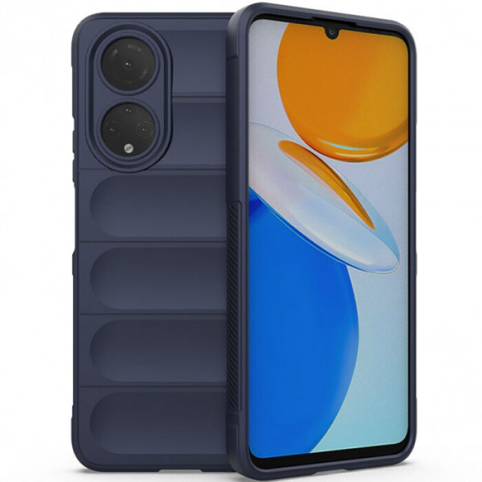 Flex Silicone Противоударный чехол для Honor X7 / Play 30 Plus с защитой камеры и микрофиброй