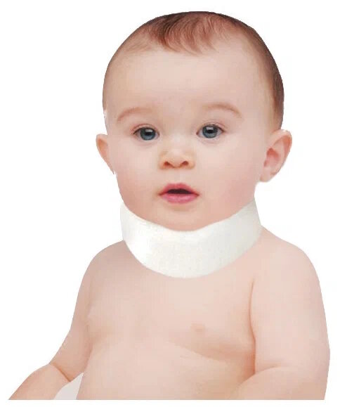 Бандаж для шейного отдела F-300, для новорожденных, №1, белый