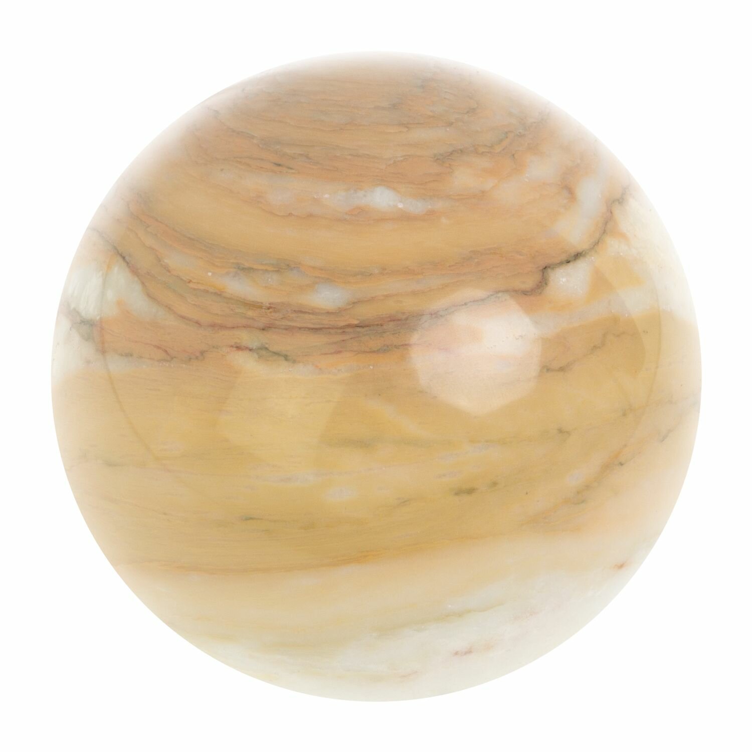 Шар из газганского мрамора 12 см 127567