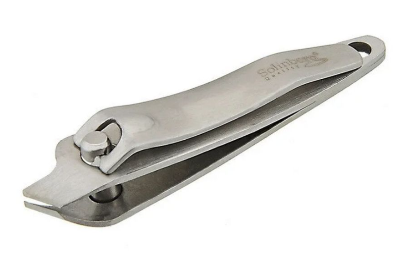 Книпсер Solinberg для ногтей 220-3033 матовый, скошенные лезвия, 6 см