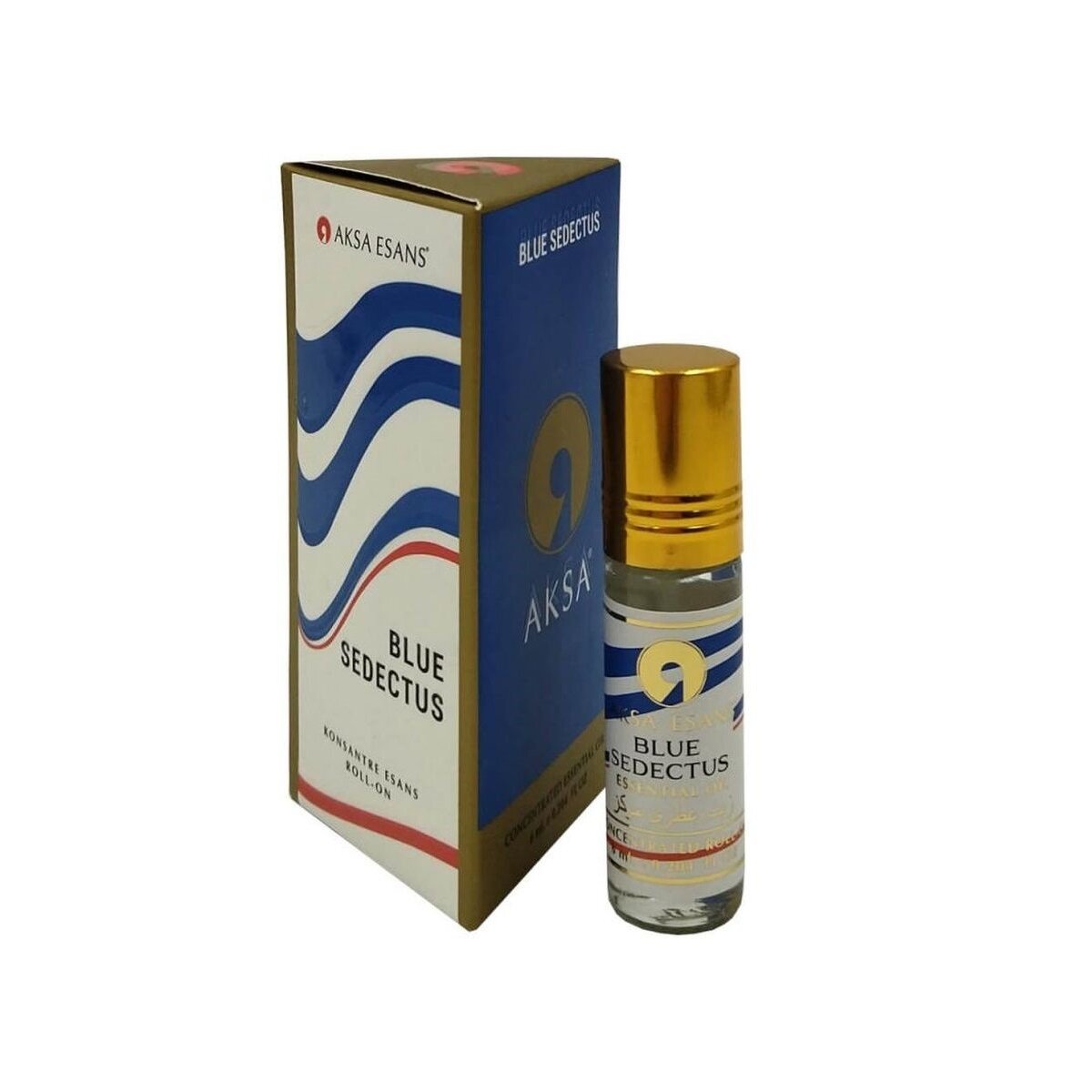 BLUE SEDECTUS Concentrated Essential Oil, Aksa Esans (БЛЮ седектус турецкие роликовые масляные духи, Акса Эсанс), 6 мл.