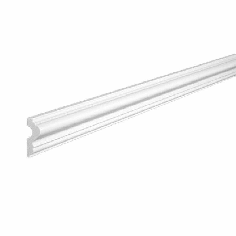 Молдинг из экополимера ударопрочный 25х12х2000 мм Artiva Standart белый