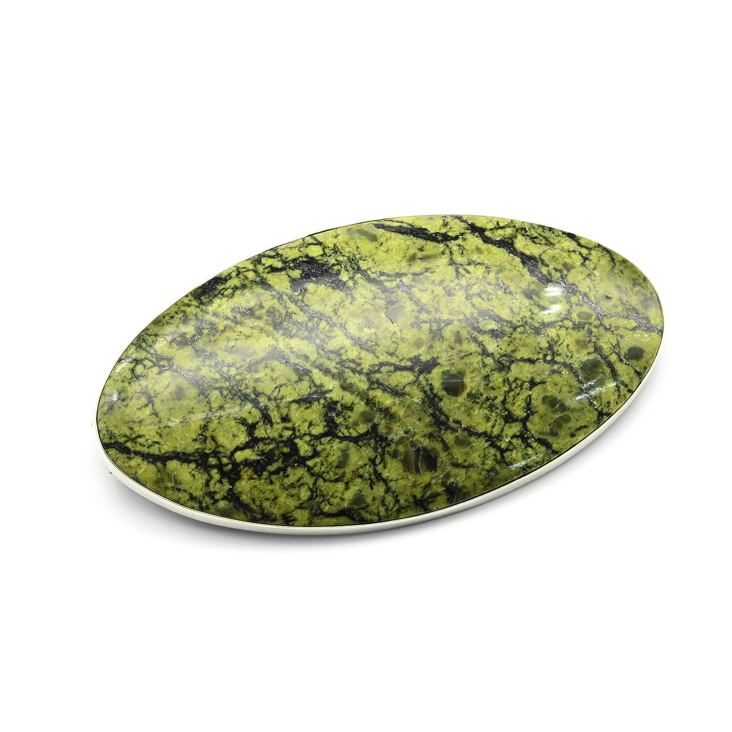 Брошь, змеевик