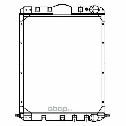 Радиатор охл. для а/м Урал Next /4320-4151-79 с дв. ЯМЗ-536 (LRc 1237) Luzar LRc1237