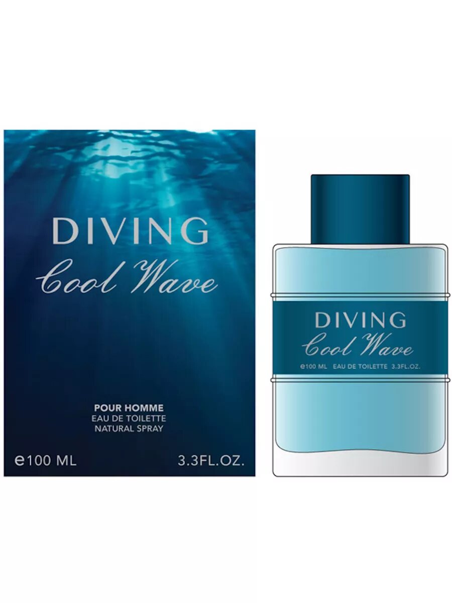 Туалетная вода DIVING COOL WAVE от Paloma Picasso, для мужчин, 100мл