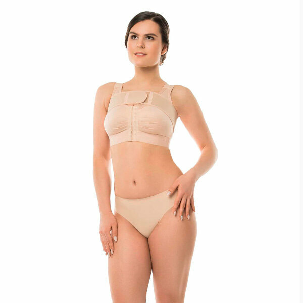 Бюстгальтер компрессионный VIAGGIO со съемной лентой арт.1110 р.75B/бежевый