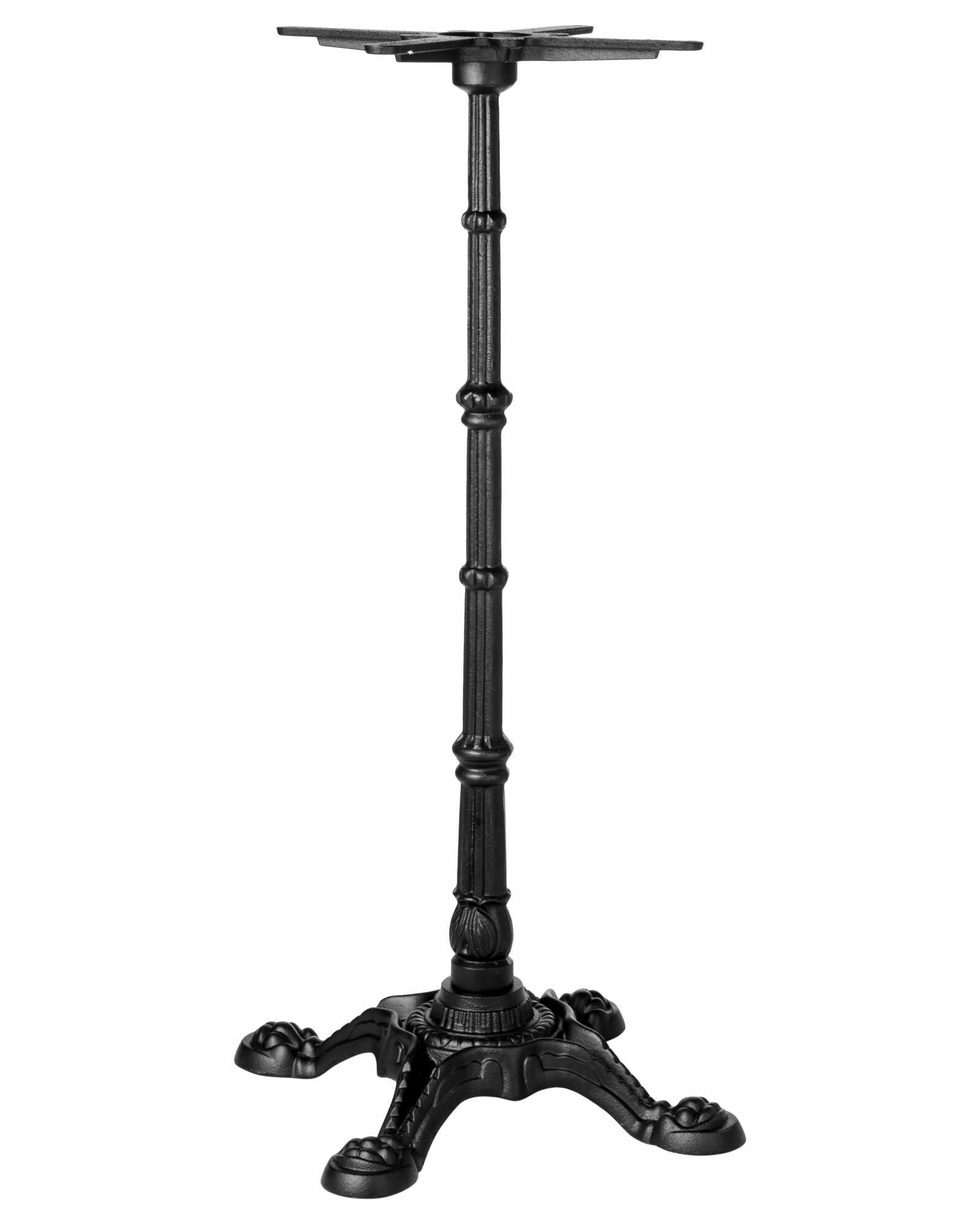 Подстолье LMS-5024-4H DOBRIN черный, круглая столешница, лапки