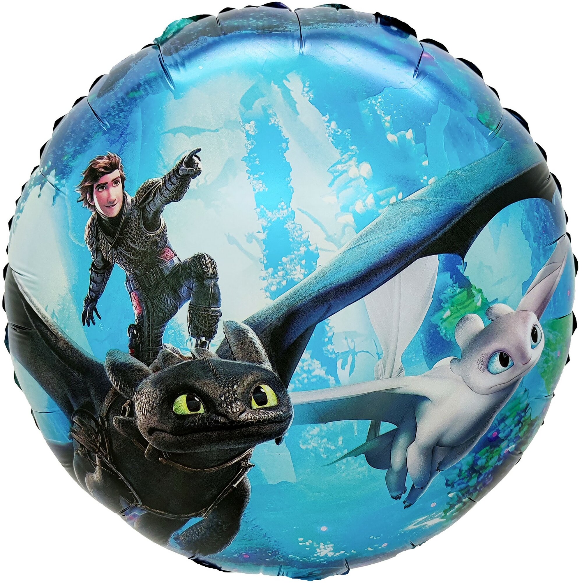 Шар (18'/46 см) Круг, Любимый Дракон, 1 шт. в уп.