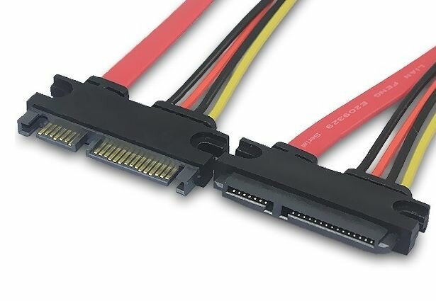 Переходник удлинитель SATA-SATA (вход-выход)