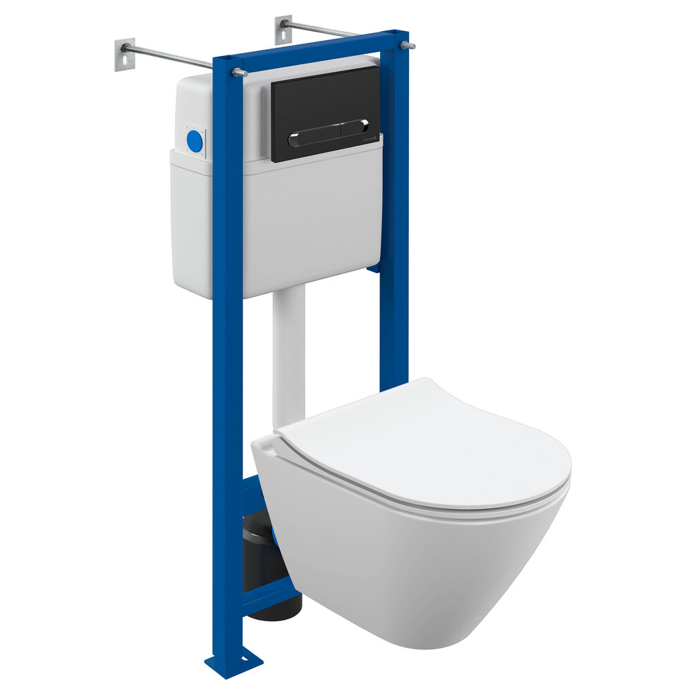 Унитаз с инсталляцией Cersanit City Smart Co Dpl Eo Slim 68305